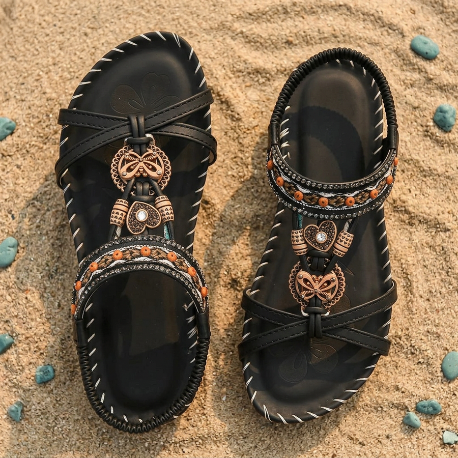 Ellie™ | Comfortable Bohemian Sandals – The Fraser Daughters